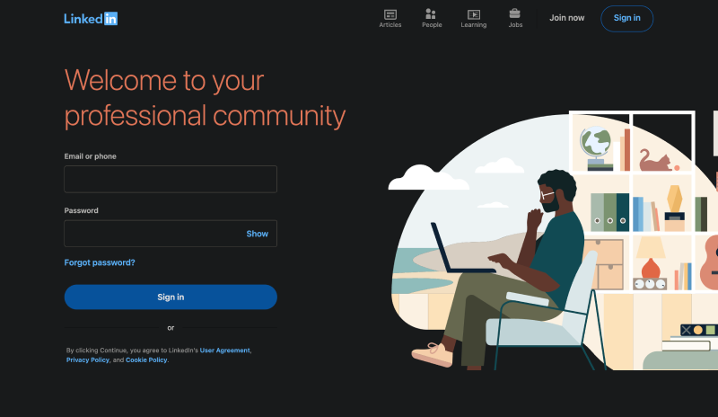 Enhance Your LinkedIn Experience with Dark Mode Extension | Dark Mode